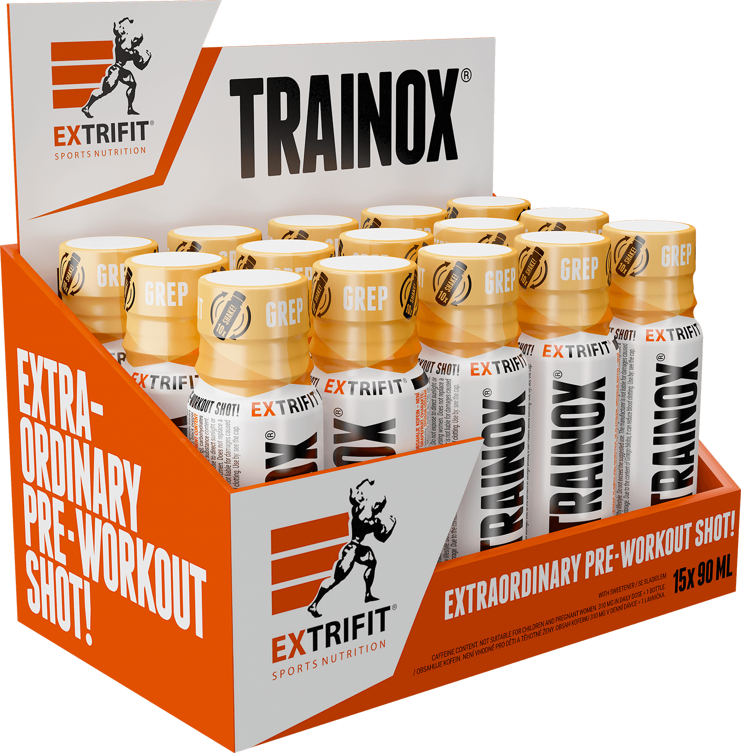 Extrifit Trainox Shot 15 x 90 ml - Dafit.cz